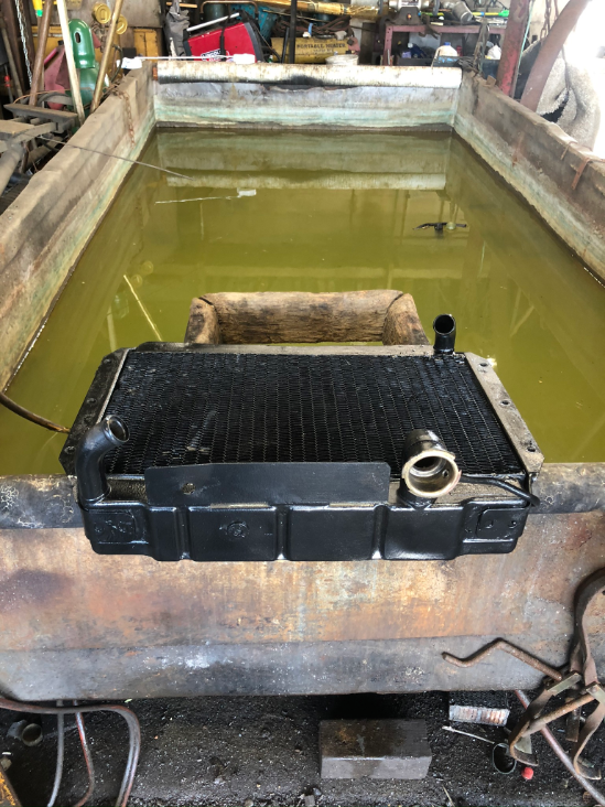 1958 MGA Saved Restoration – Removal of the Radiator and Servicing it ...
