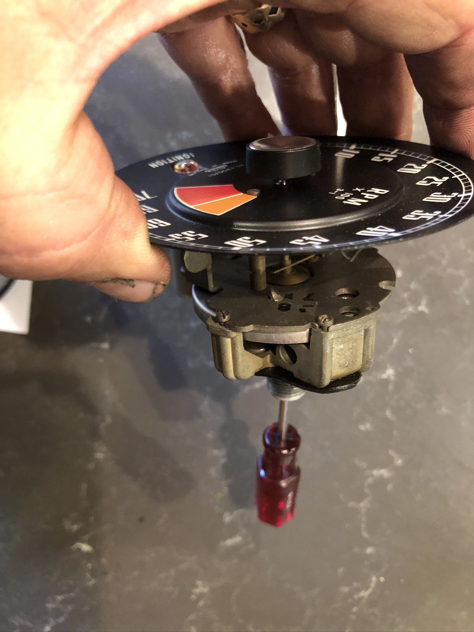 1958 MGA Saved Restoration – Cleaning and Servicing Instruments, and ...